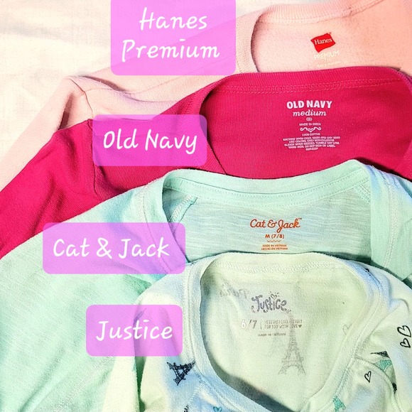 Various | Shirts & Tops | 8 Pc Girls 6 7 Play Foster School Extra ...
